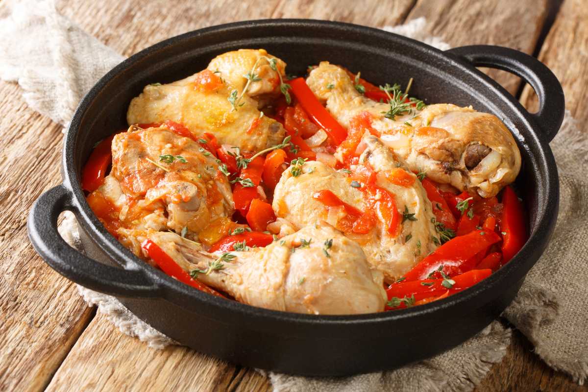 Recette Poulet Basquaise